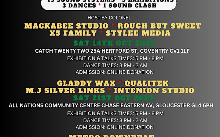 UK Sound System Heritage Tour - Reggae Exhibition Event - BlackCentral ...