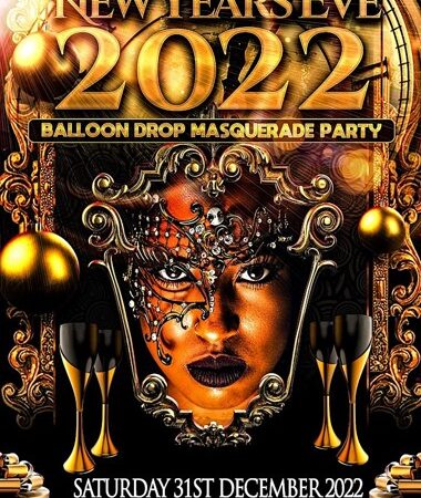 Balloon Drop Masquerade Party - The New Year’s Eve 2022 - BlackCentral ...